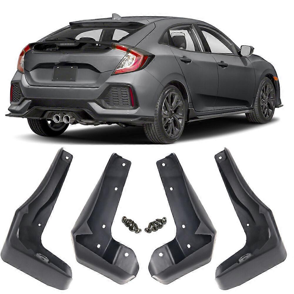 Set For Honda Civic Hatchback Hatch 2016-2021 Mud Flaps Splash Guards ...