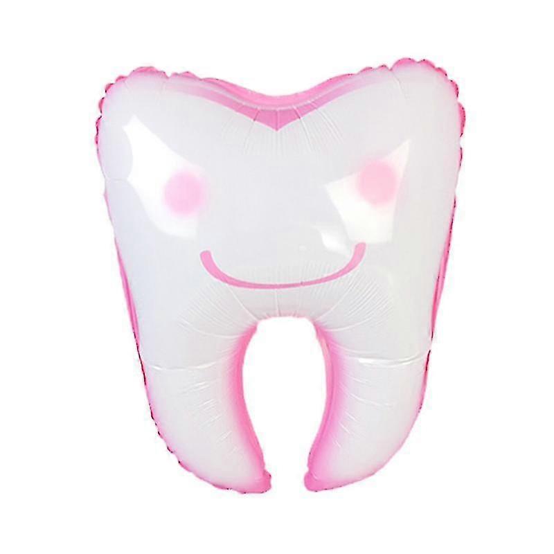 1pc Large Smile Tooth Foil Balloons Baby Boy Girl Teeth Theme Birthday ...