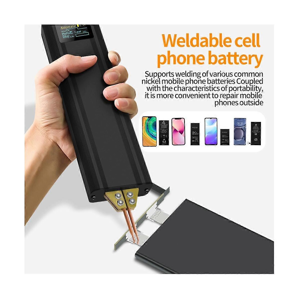 Handheld Spot Welding Machine 80 Gears Adjustable Spot Welder Digital ...