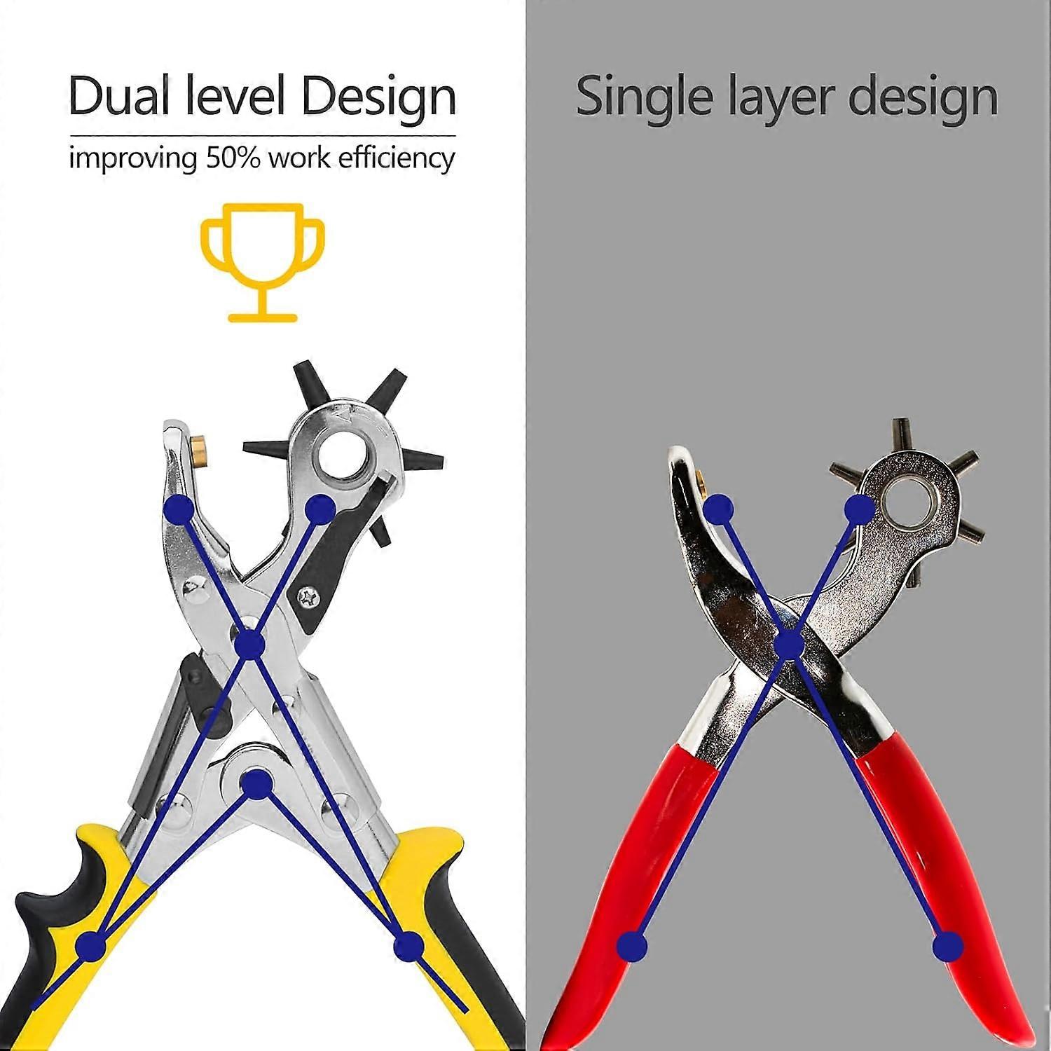 Gunpla Heavy Duty Leather Hole Punch Revolving Craft Puncher Hole Tool ...