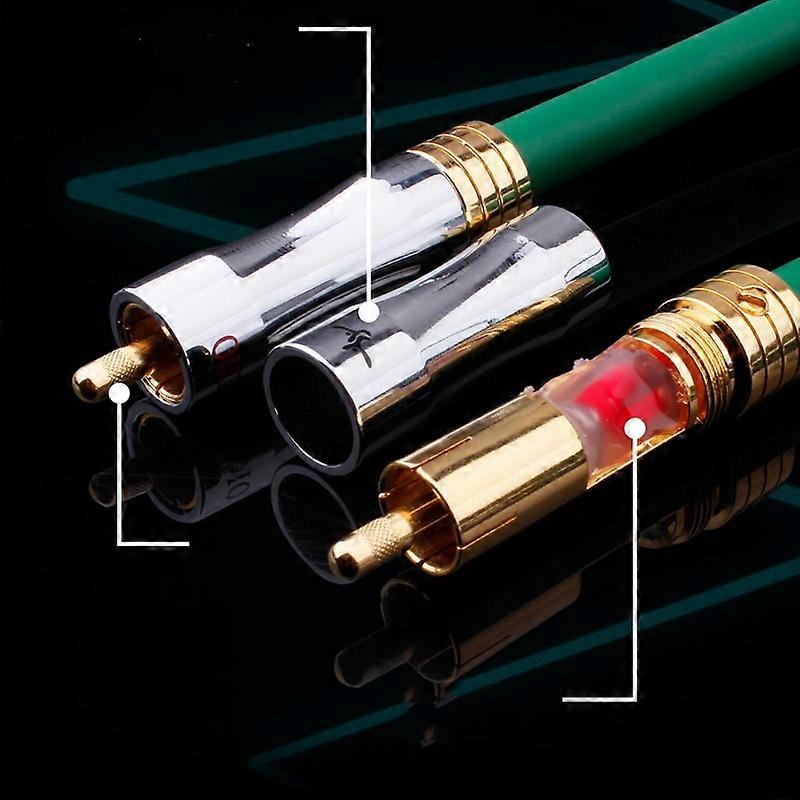 MCINTOSH 2328 99998% Pure Copper HiFi Audio cable RCA interconnect ...