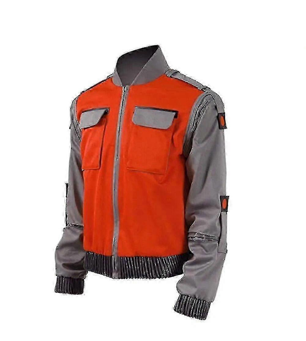Movie Back To The Future Cosplay Jacket Jr Marlene Seamus Marty Costume ...