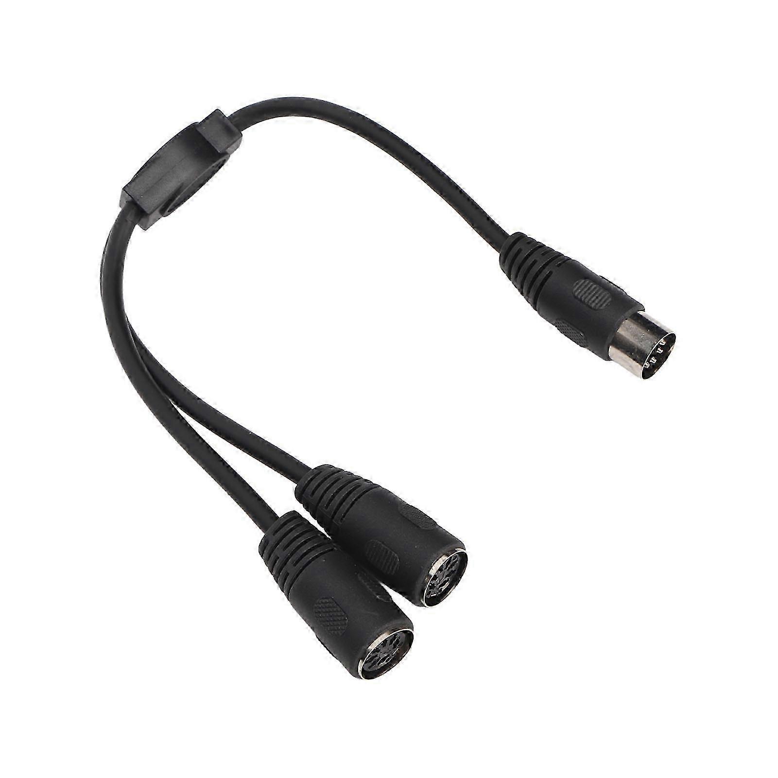 DIN 7 Pin Male to 2 DIN 7 Pin Female Y Cable 0.98ft PVC Plug and Play ...