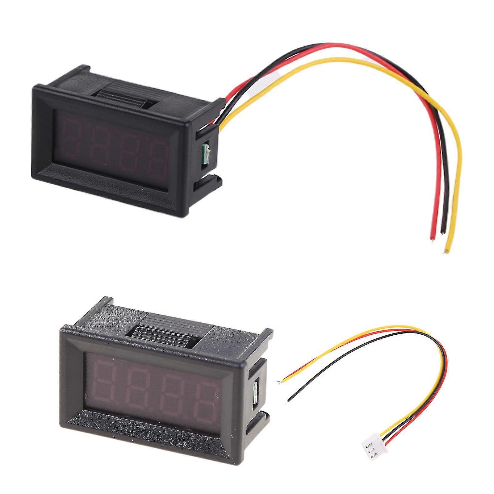 Voltage Panel Meter Digital Voltmeter Digital Display Volt Meter Gauge ...