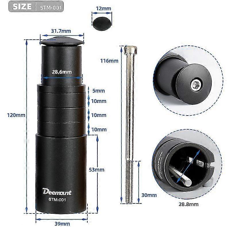 Cycle Fork Stem Rise Up Adapter Mtb Handlebar Height 100mm Increase ...