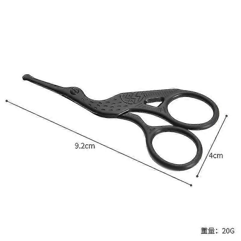 Round Tip Retro Scissors, Professional Stainless Steel, Black Coating ...