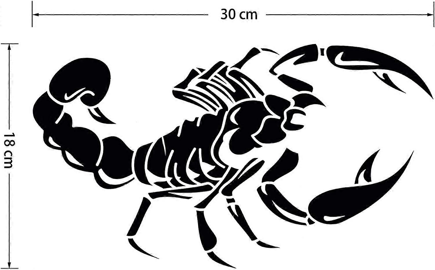 Car Stickers Vinyl Decal Stickers for Car Car Sticker 3D Scorpion ...