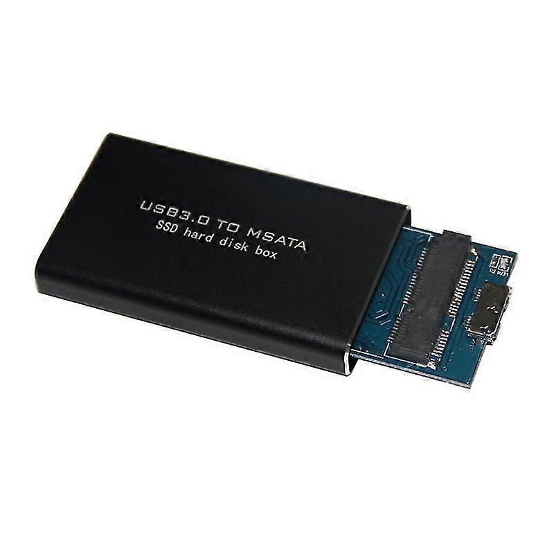 MSATA to USB 3.0 SSD Enclosure External Hard Drive Disk Box Storage ...