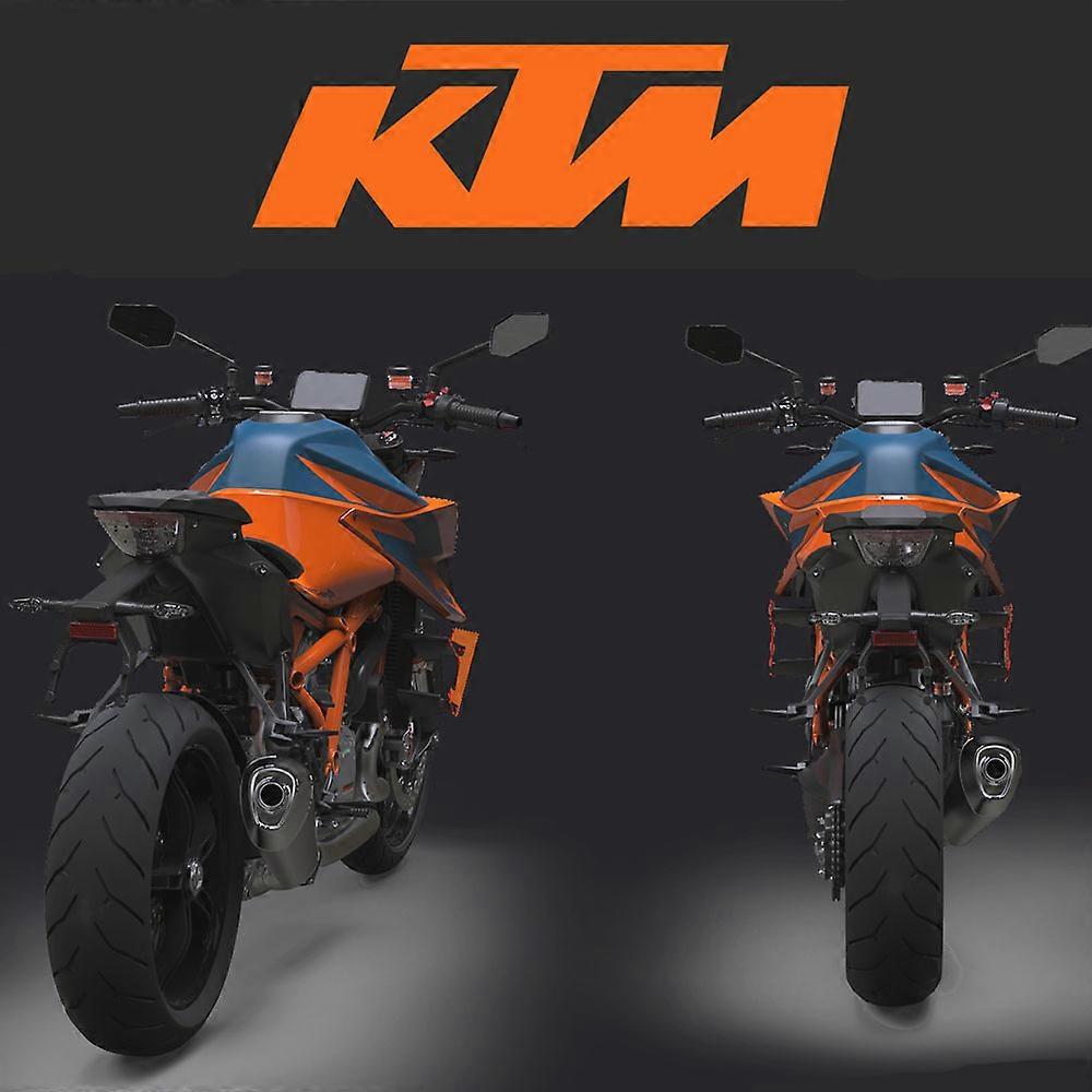 NY Motorcykeldelar Side Downforce Nakna Spoilers Fasta Winglet Fairing ...