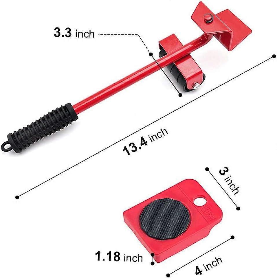 5 Piece Heavy Furniture Lifting Tool Set - Max Load: 150kg | Fruugo UK