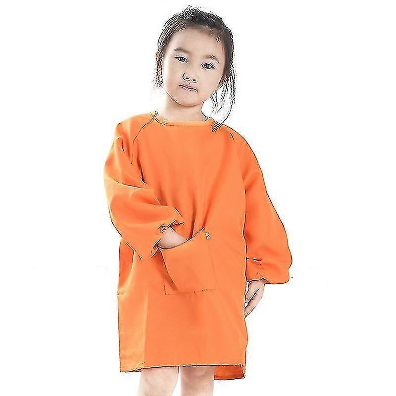 1pc Long Sleeve Apron Painting Coat Cover Drawing Art Smock Clothes ...