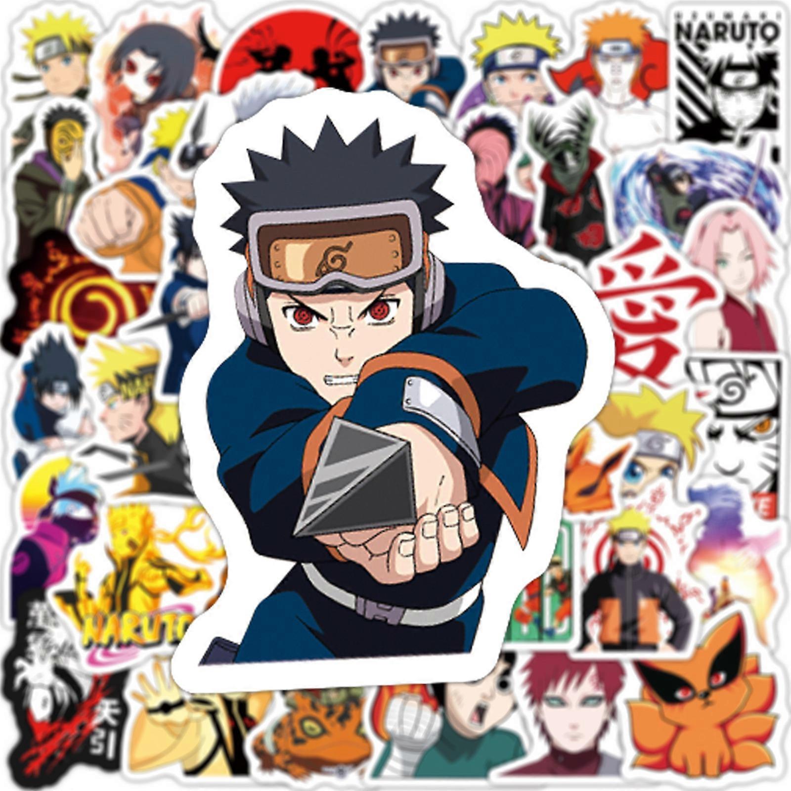 10/50/100pcs Anime Naruto Stickers for Laptop Graffiti Suitcase Car ...