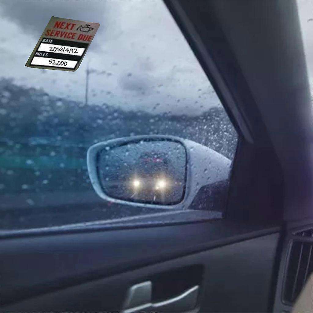 100Pcs/Roll Oil Change Reminder Stickers Automotive Maintenance Service ...