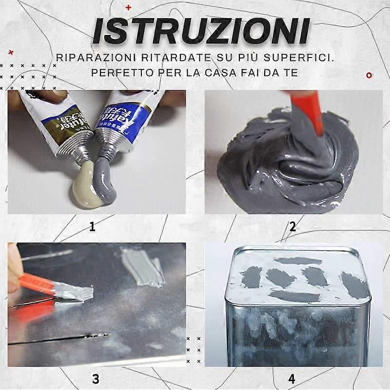 100g Magic Repair Glue AB Metal Cast Iron Repairing Adhesive Heat ...