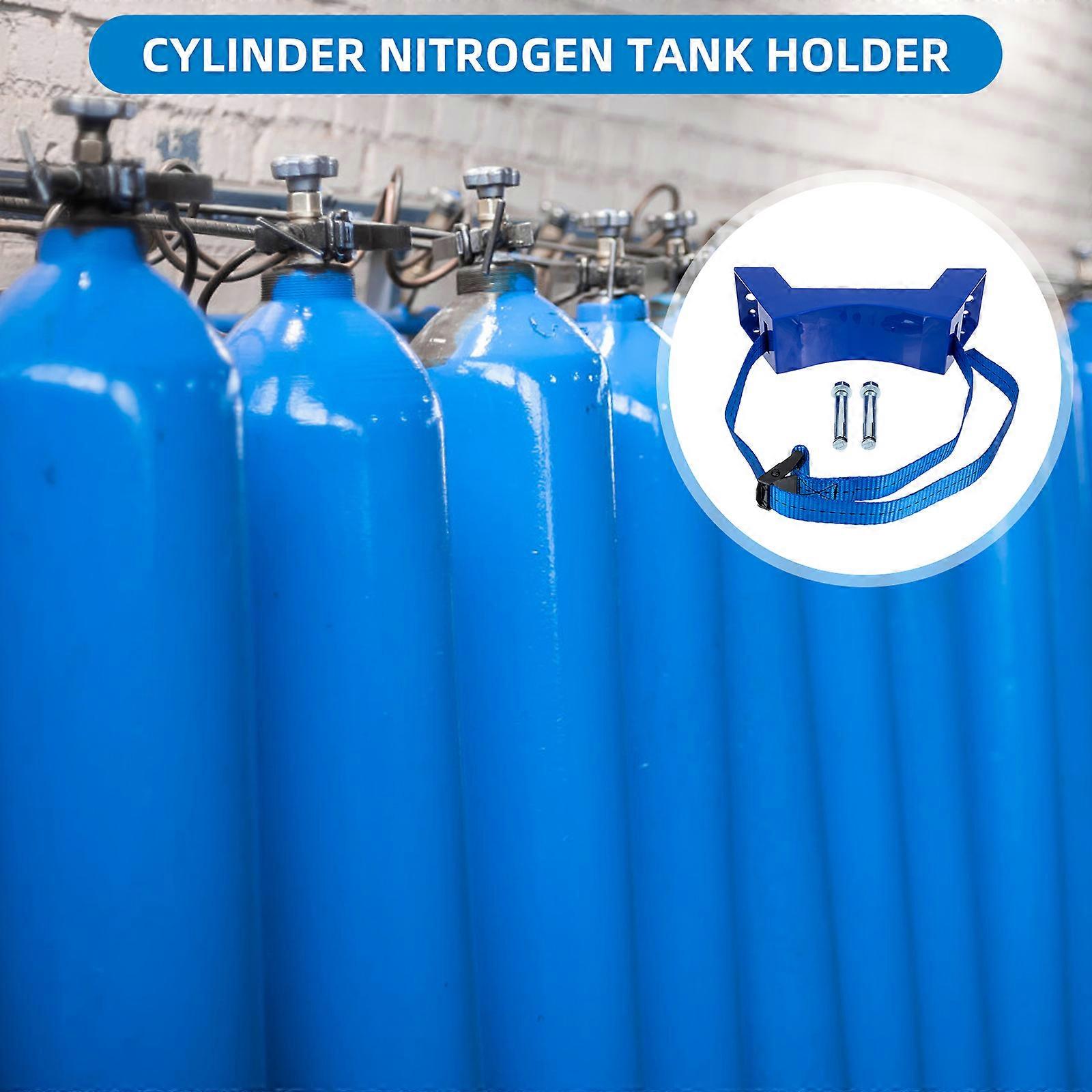 1 Set Propane Tank Holder Gas Cylinder Bracket Heavy Duty Nitrogen Tank ...