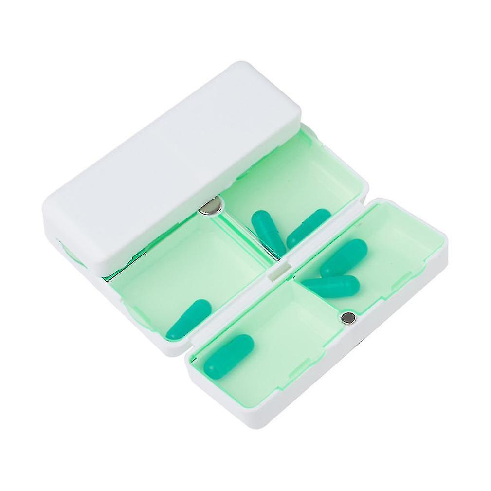 7-grid Pill Box With Strong Magnet Flap Portable Medicine Box | Fruugo UK