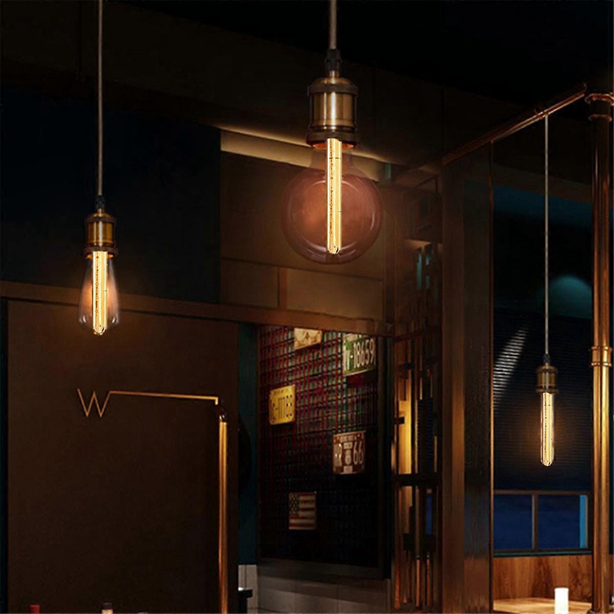 Dimmable Long Tubular Light Bulb E27 40W Retro Light Bulb 220V ...