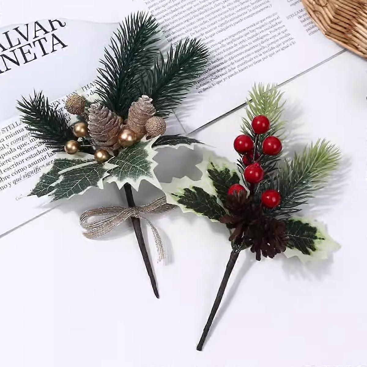 300-Pack Mini Holly Berries - 10mm Wire Stems for DIY Crafts | Fruugo AU