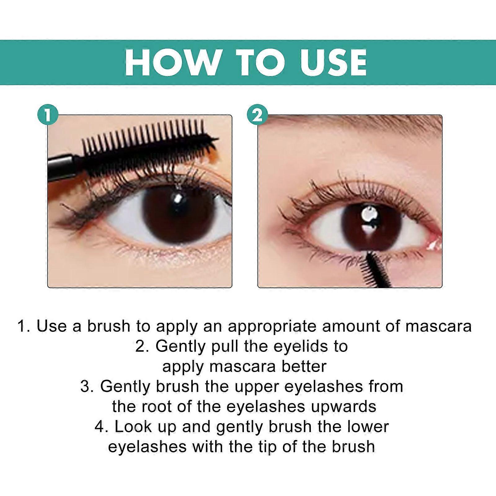 Mascara, black curling, slender, thick, mild, natural, waterproof ...