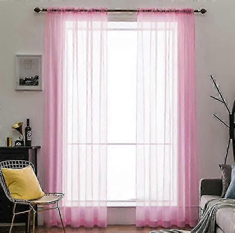 Voile Curtains With Ruffles In Linen Optics Transparent JR2025032600488 ...