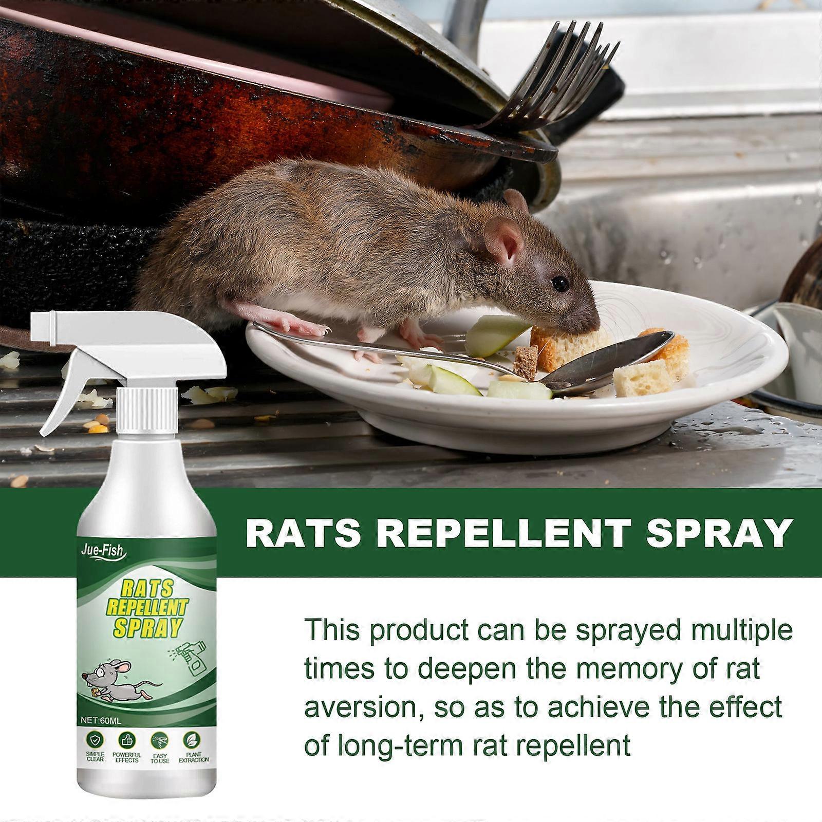 3x Strong Natural Peppermint Essential Oil Spray Mice Rodent Repellent ...