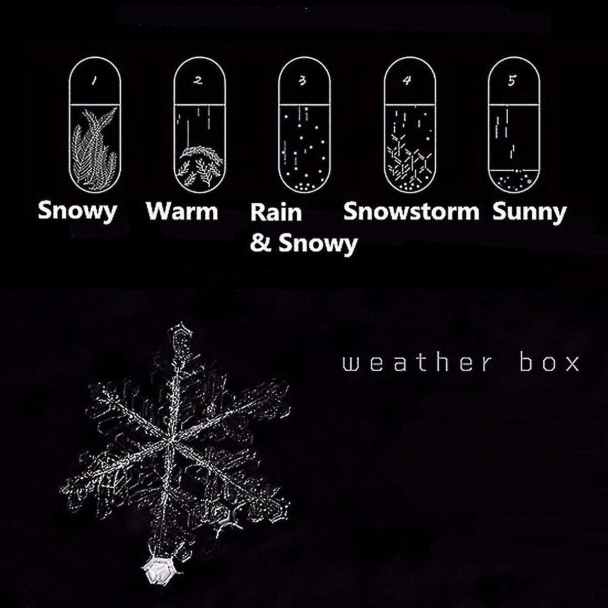 Storm Glass Barometers Water Cube Weather Predictor Glass Forecasts ...