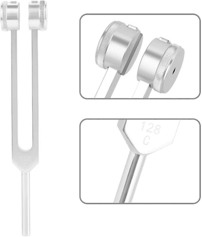 Health Gear 128hz Tuning Fork With Hammer, Aluminum Alloy Medical ...