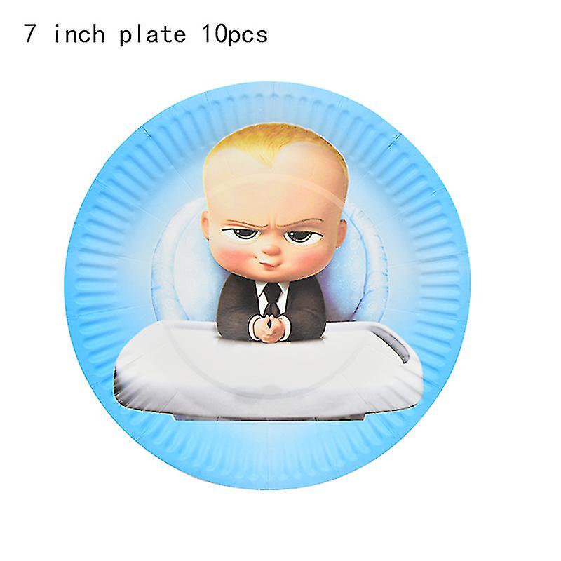 Boss Theme Birthday Party Disposable Tableware Decorations Banner ...