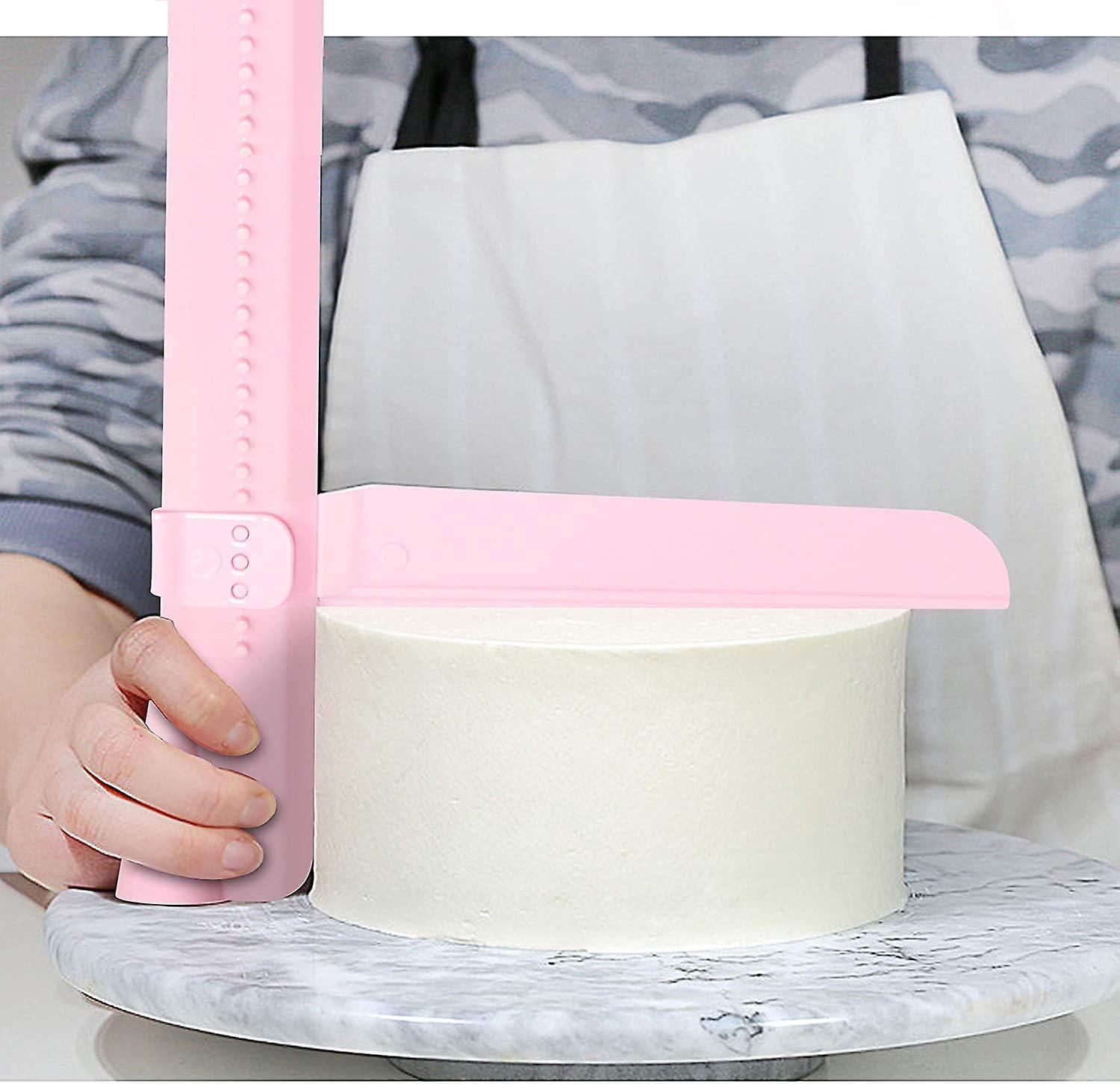 Adjustable Cake Scraper Icing Smoother - Frosting Decorating Tools ...