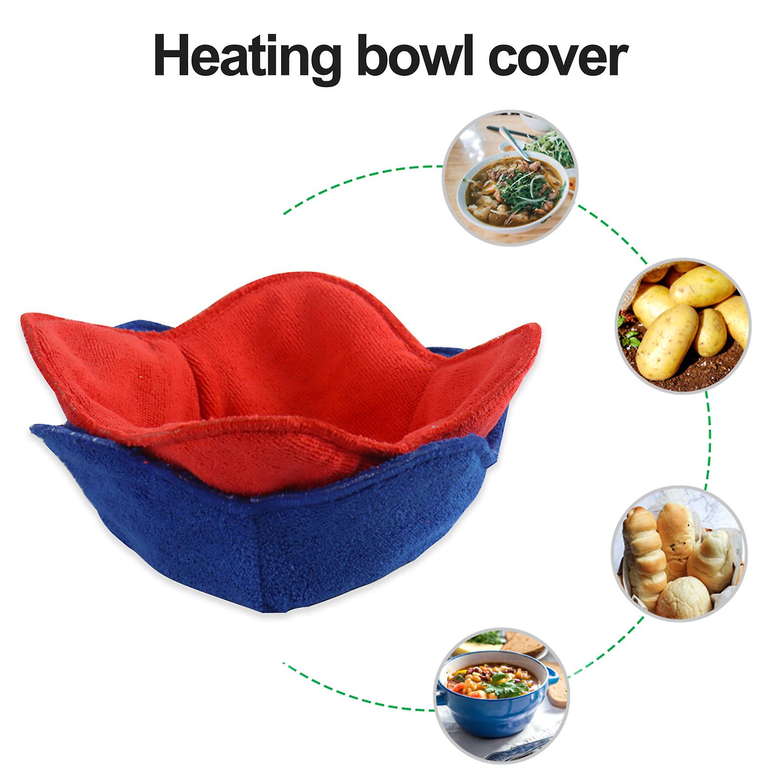 Heating Bowl Cover Microwave Safe Easy Handling Heat Resistant With ...