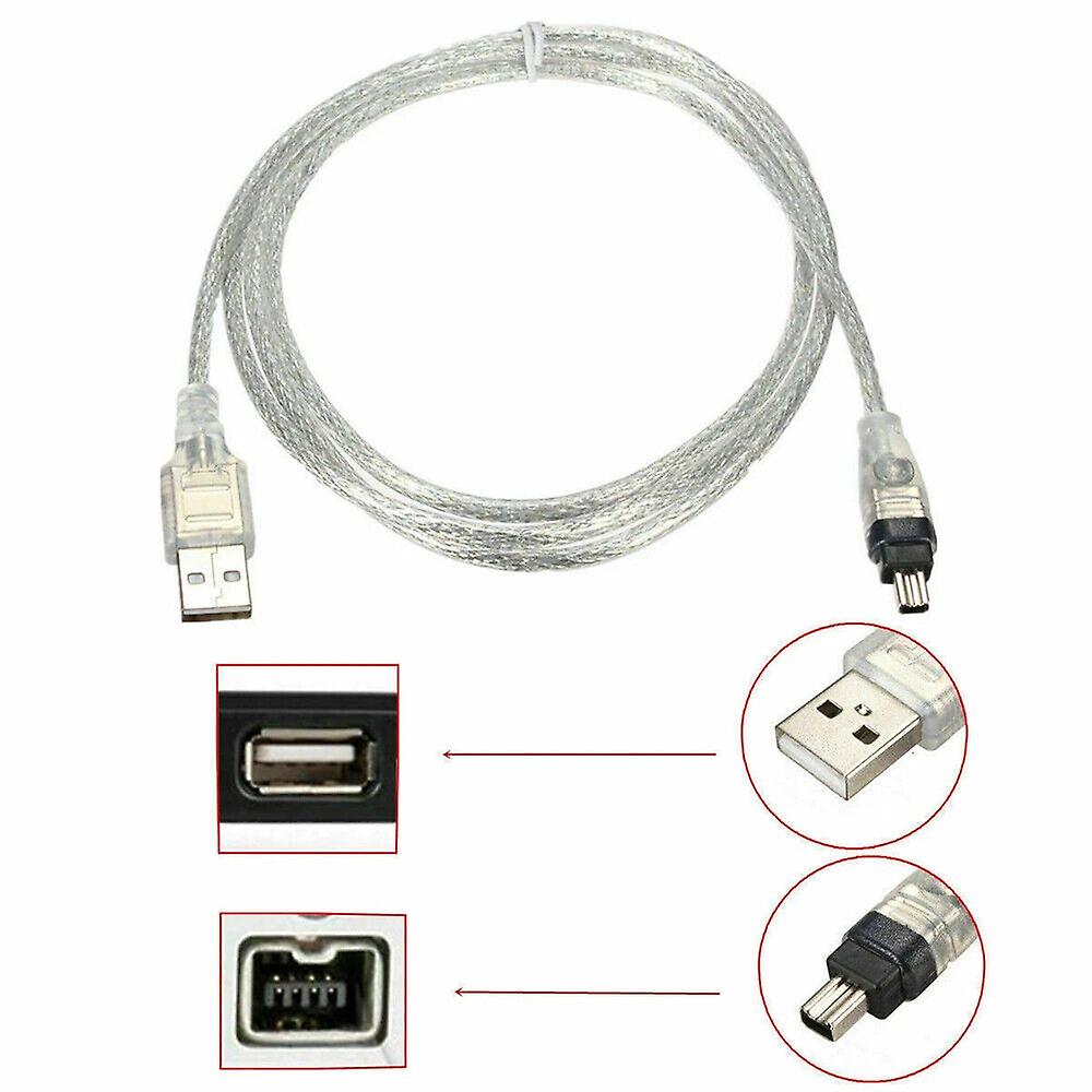 For Mini DV MiniDV USB Data Cable FireWire IEEE 1394 HDV Camcorder to ...