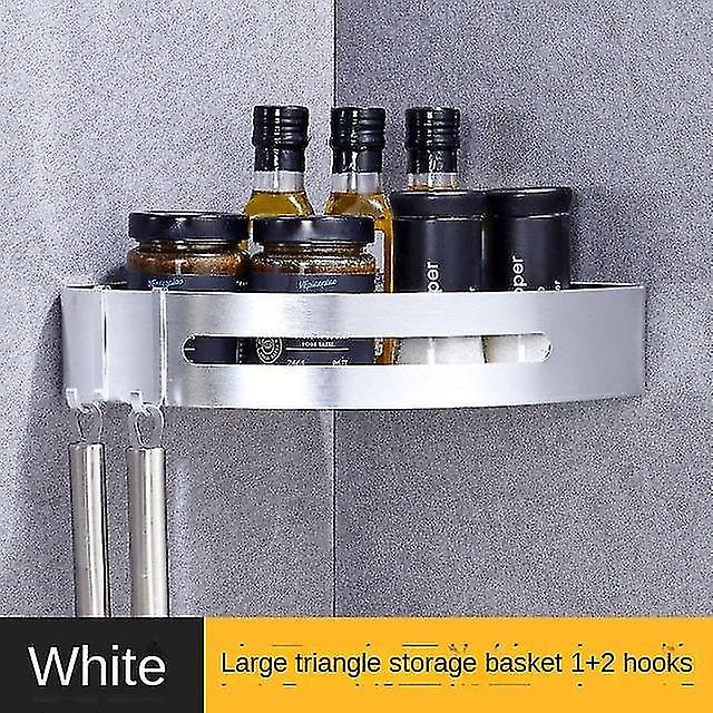 Large Triangle Kitchen Shelf Wall Shelf Storage Organizer Shelf Spice ...