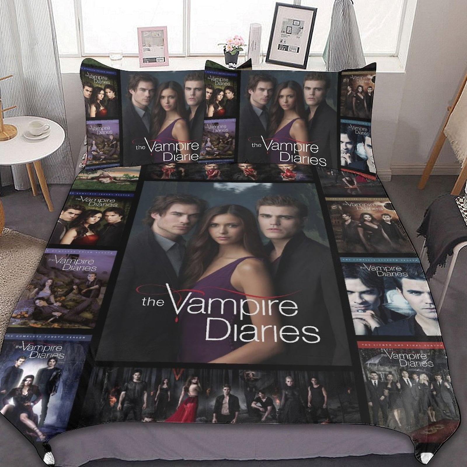 The Vampire Diaries Bed Duvet Cover Microfiber Bedding Sets 3D Printed ...