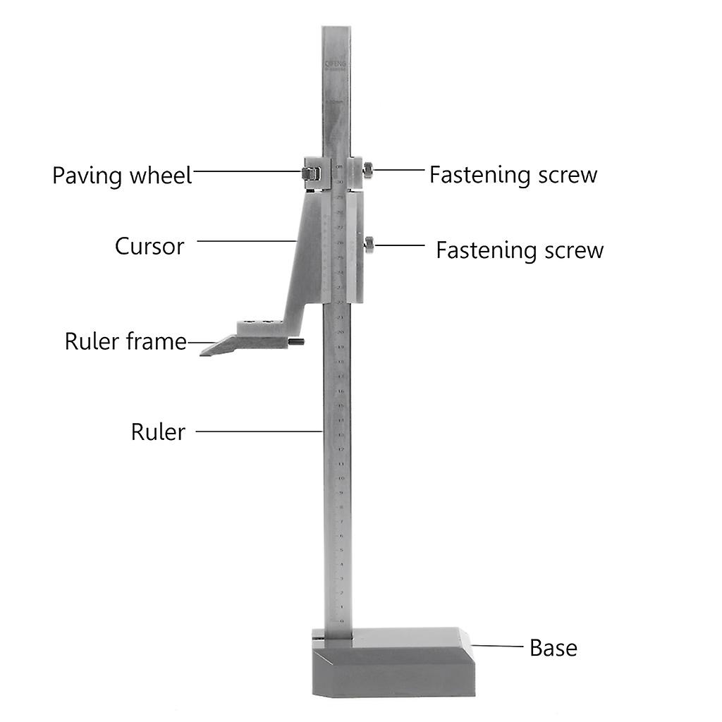 Aluminum Height Gauge 0-300mm Caliper Height Vernier Caliper for ...