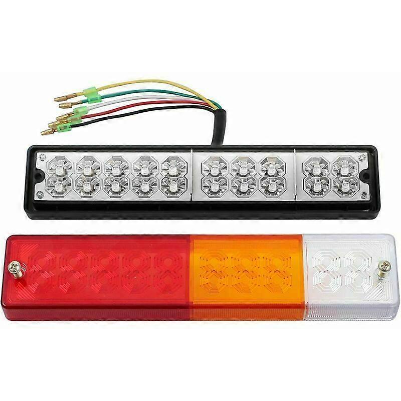 2pcs LED Tail Lights Reversing Lights Turn Signal Reverse Lights 40 LED ...