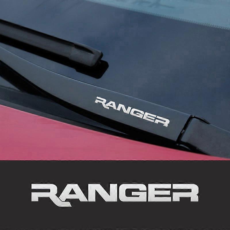Car Metal Emblem Window Wiper Stickers Reflective Decor Decals For Ford ...