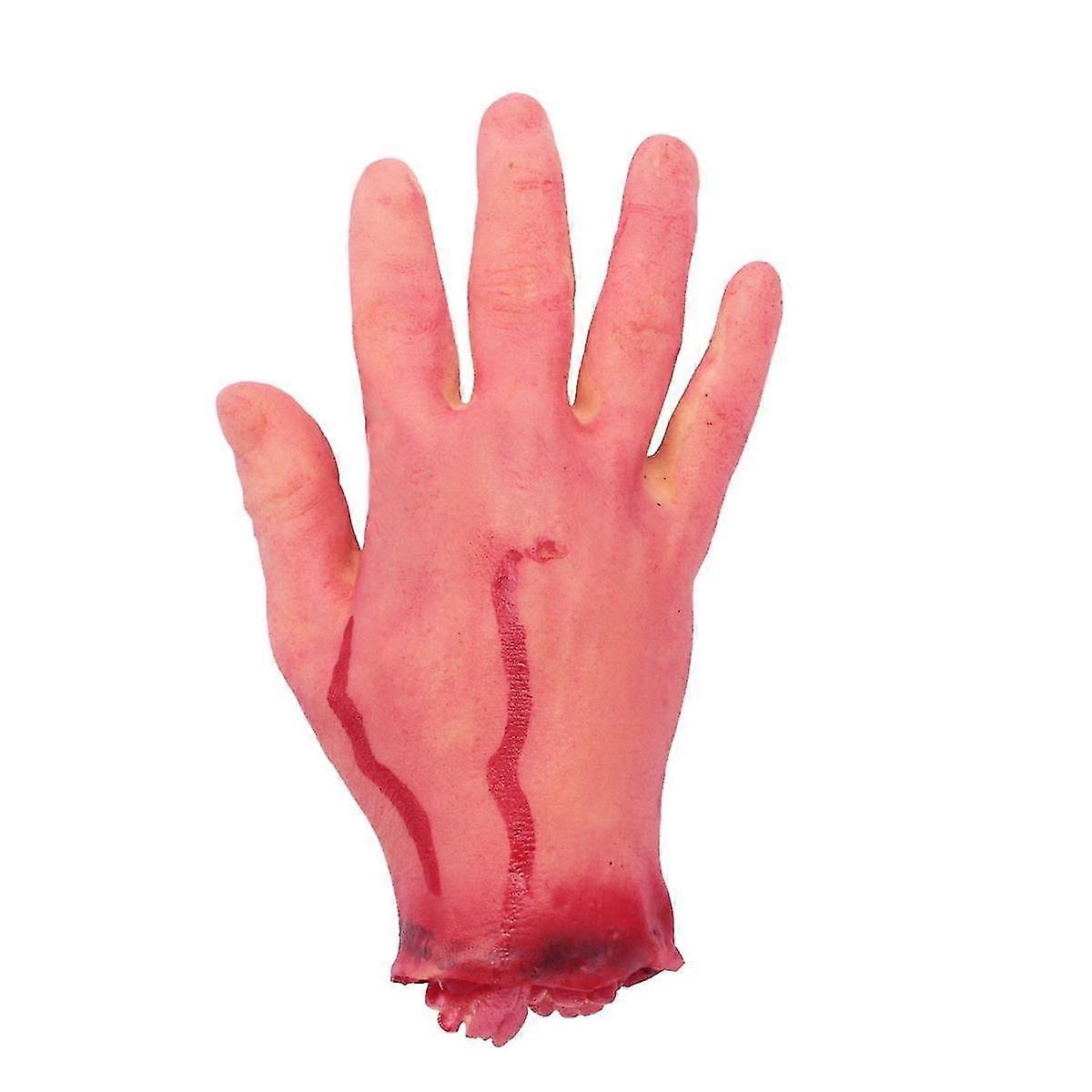 Bloody Horror Scary Halloween Prop Fake Severed Life Size Arm Hand ...