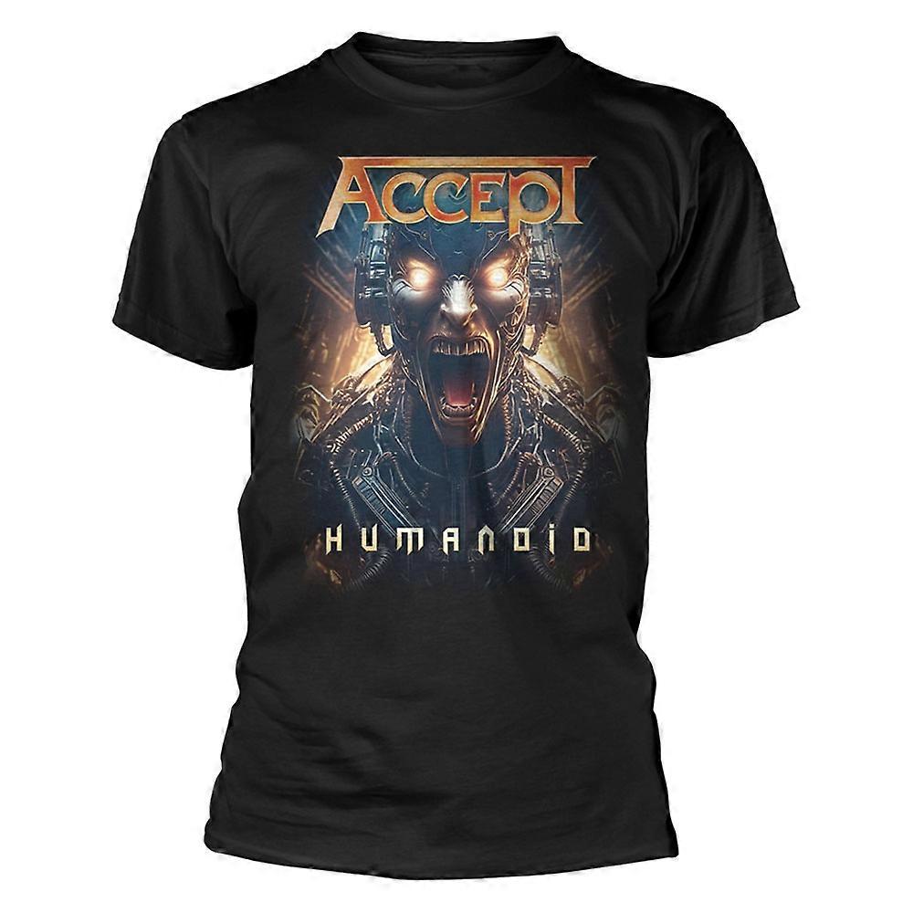 Accept Humanoid Band Logo T Shirt | Fruugo UK