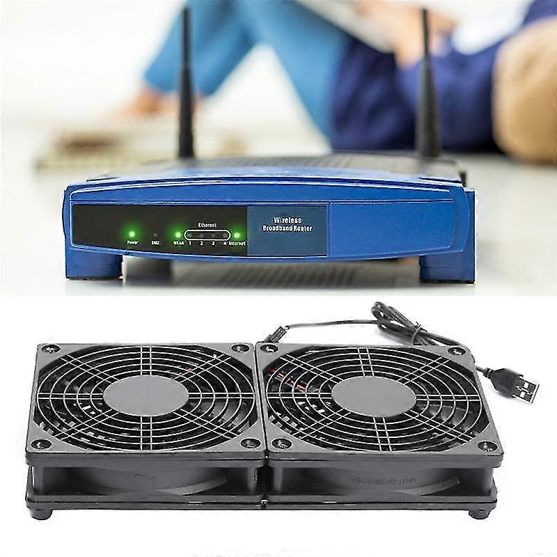 120mm 5v Usb Powered Pc Router Fans With Speed Controller High Airflow ...