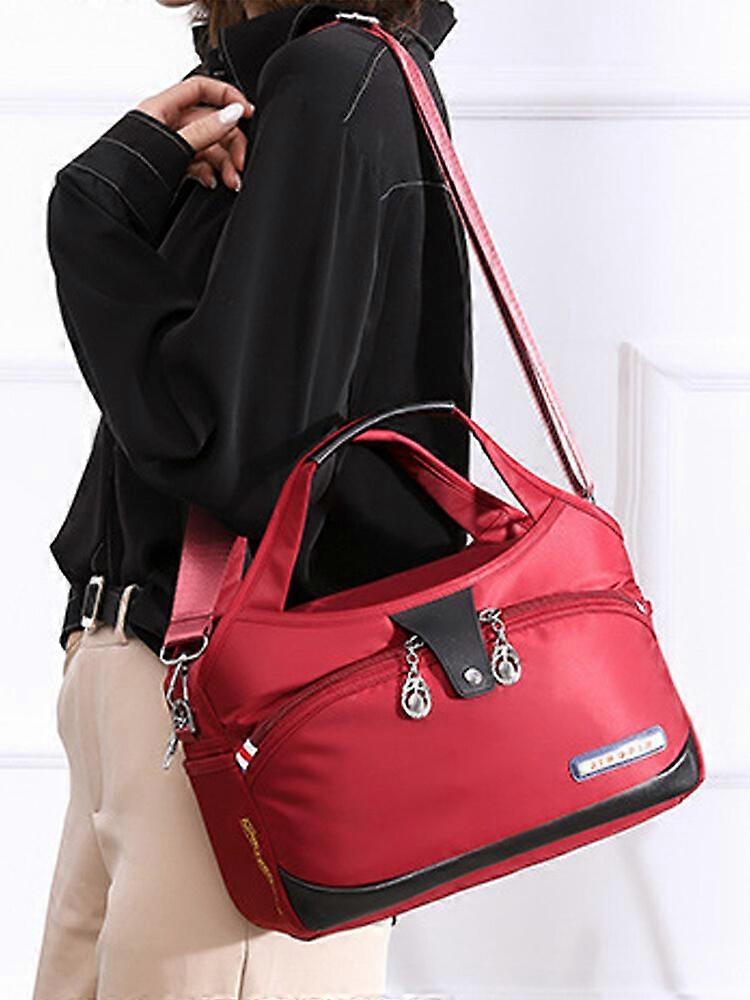 Women's Multi-Functional Nylon Bag, Water Resistant with Multiple ...