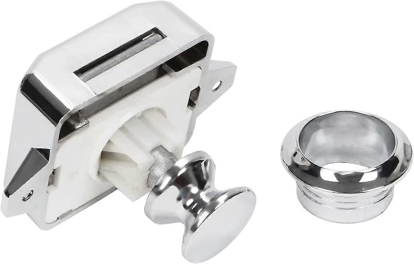 Push Button Latches Locks - Cupboard Cabinet Door Catch Drawer Lock for ...