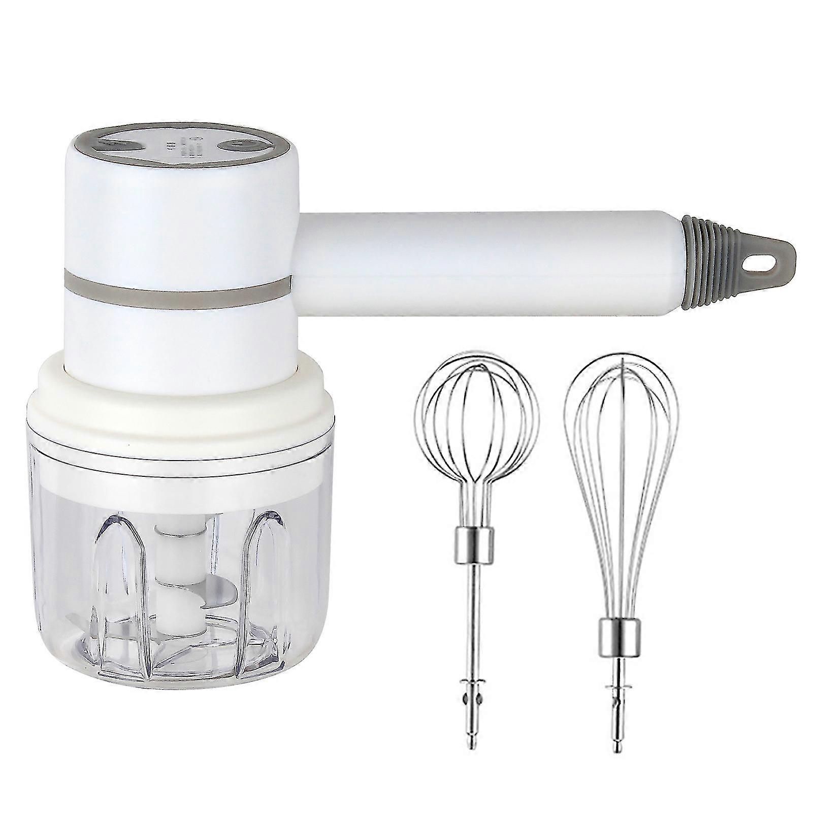 Electric Powered Whisk Rechargeable Cordless Hand Mixer for Cakes ...