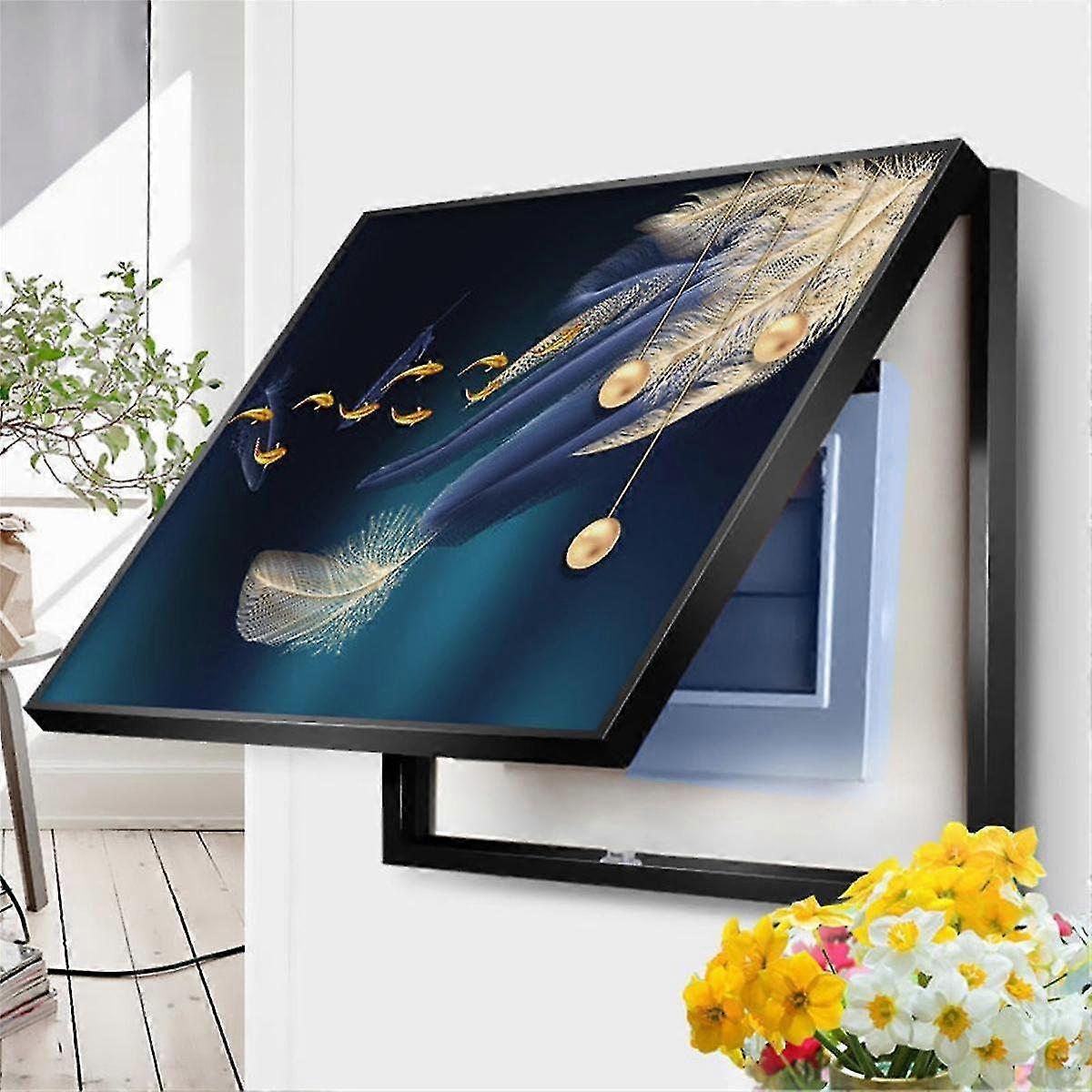 40x30cm Flip-top Electric Meter Box Decor Power Switch Hide Cover Wall ...