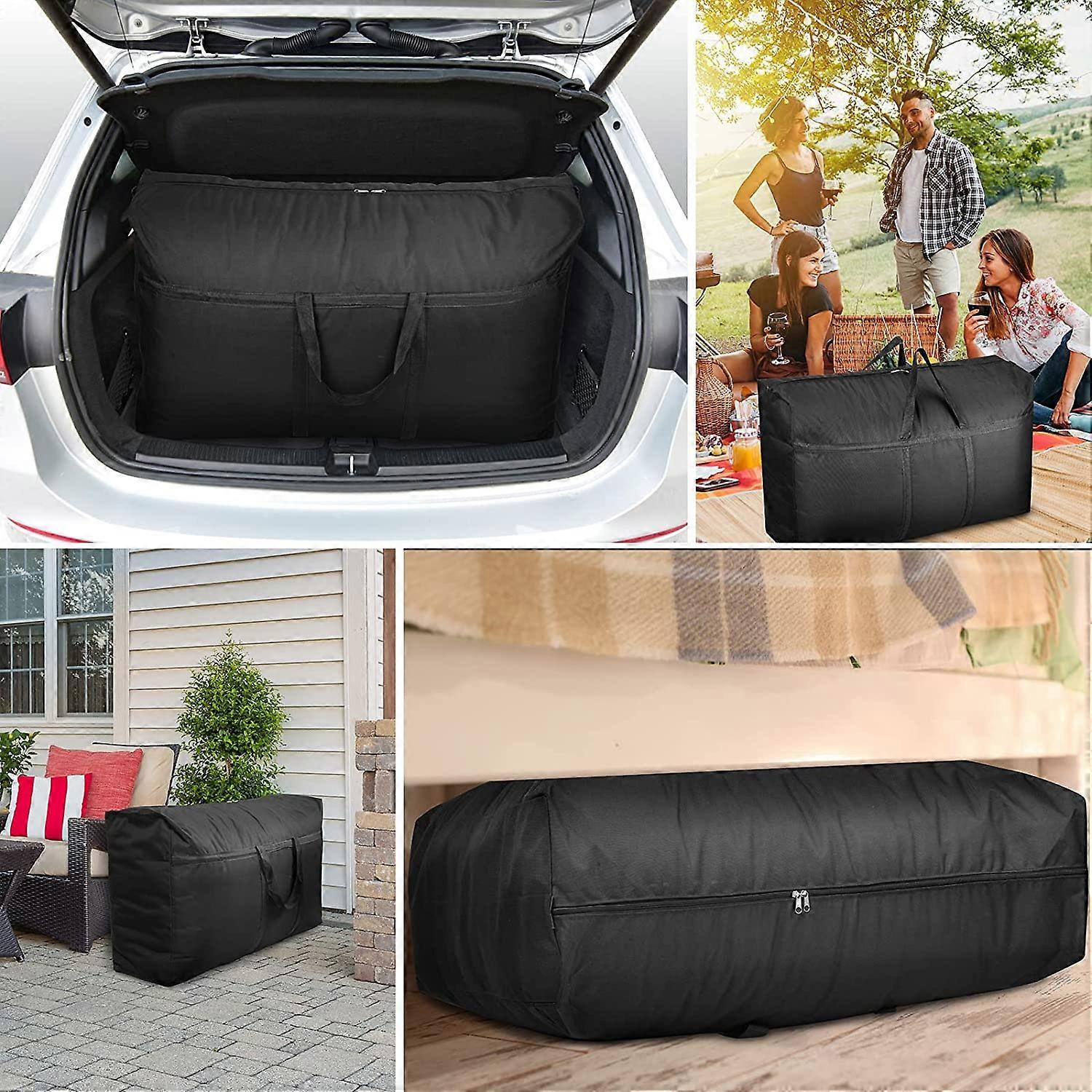 3 PCS 180L King Size Storage Bag With Zipper, Thicker Oxford Waterproof ...