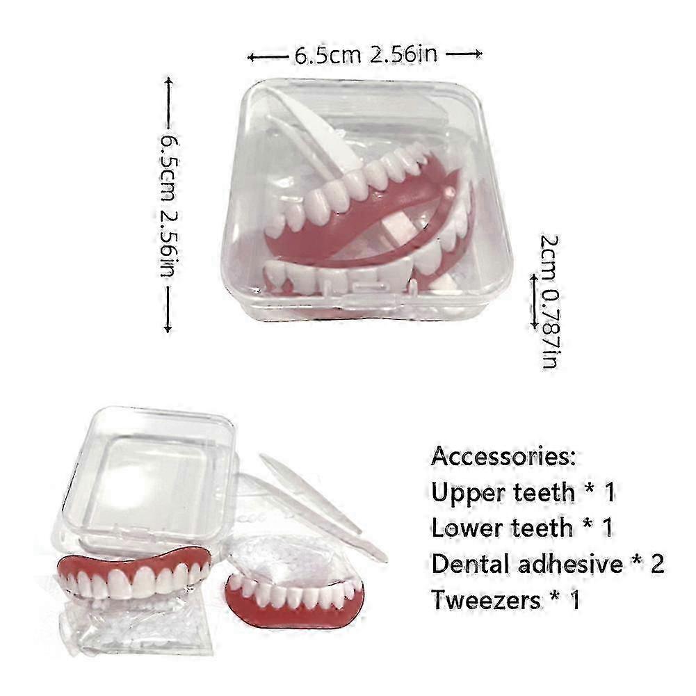 instantsmile Silicone Reline Denture Set, Advanced Denture Reliner Kit ...