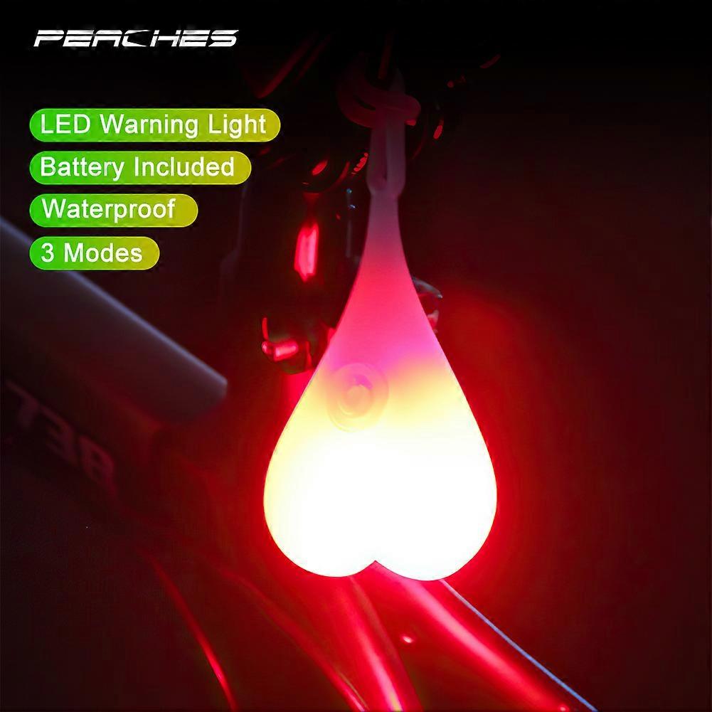 Bike Ball Lights Bicycle LED Back Rear Warn Tail Light Cycling Heart ...