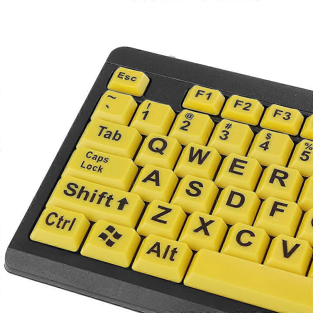 For Elderly Low Vision Gift Ergonomic Waterproof Keypad For Laptop ...