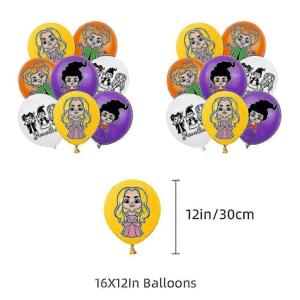 Hocus Pocus Themed Birthday Party Supplies Halloween Balloons Kit ...
