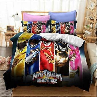 v2402 Bed Sheets Power Rangers Megaforce Duvet Cover Set Bedclothes Bed ...