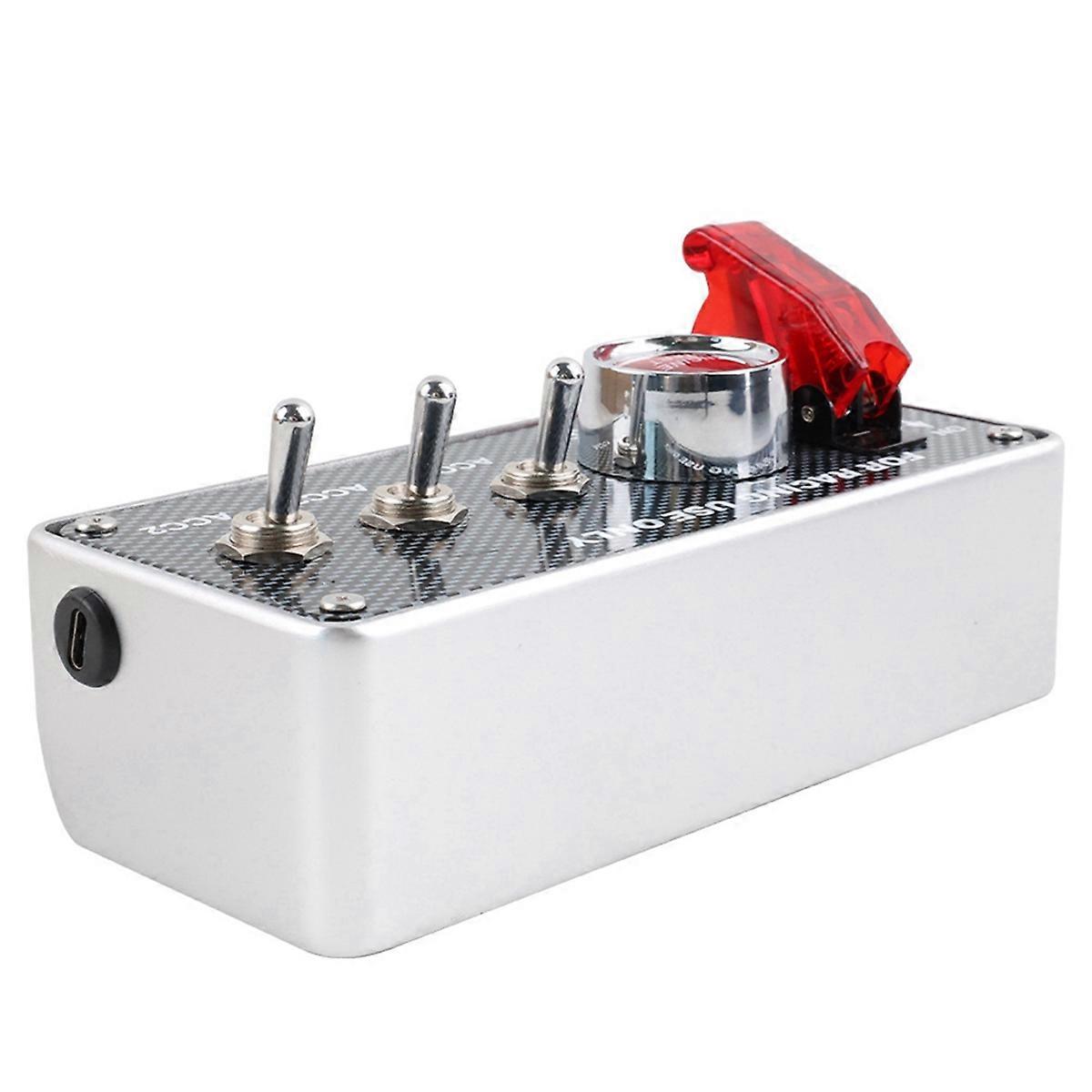 USB 12V Ignition Switch Panel Ignition Push Buttons LED Toggle Switch ...